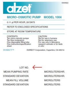 ALZET® Technical Tips – ALZET® Osmotic Pumps